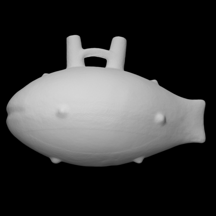 3D Printable Vessel in the Form of a Fish by Minneapolis Institute of Art