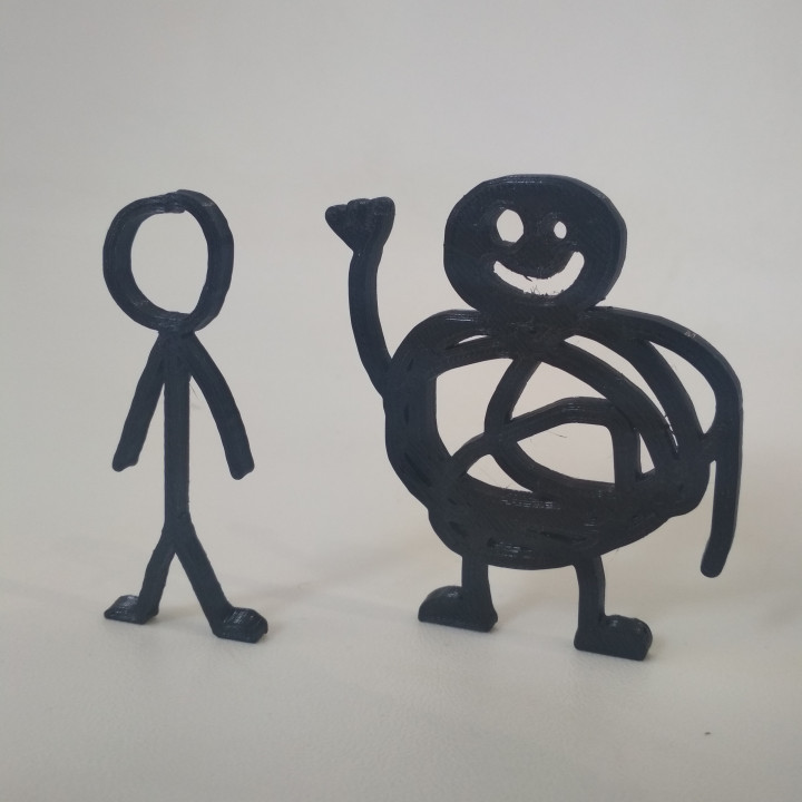 3D Printable scribble friends #Tinkercharacters by TED3D