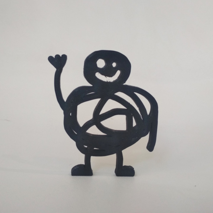 3D Printable scribble friends #Tinkercharacters by TED3D