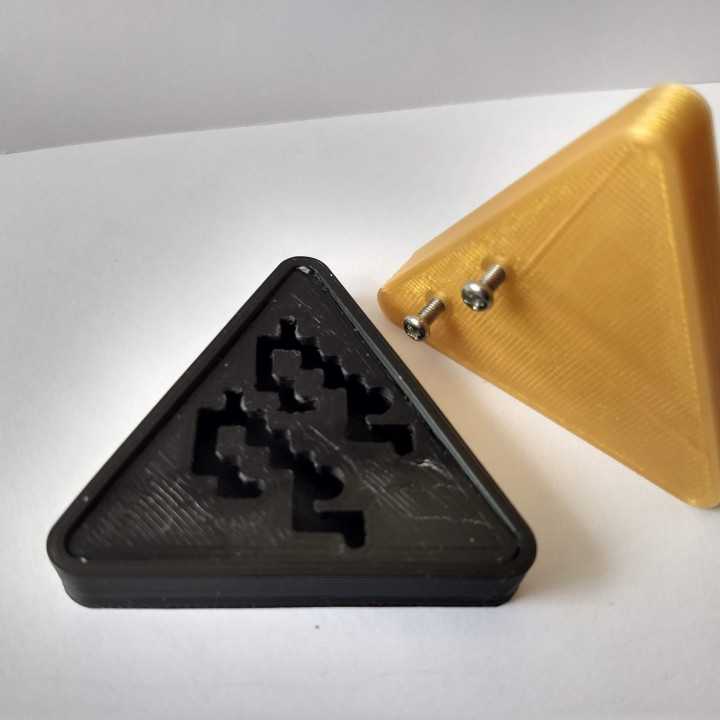 3D Printable Triangle Puzzle II by EL3D