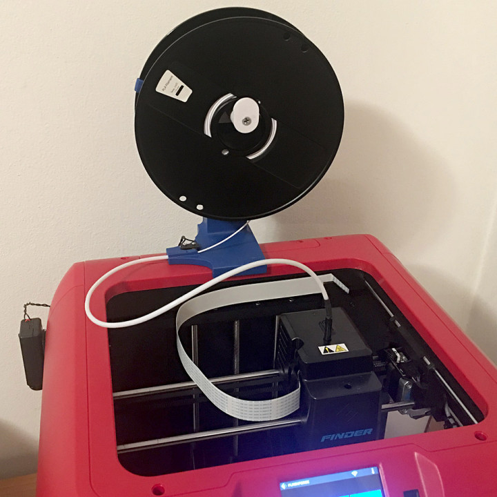 3D Printable FlashForge Finder - Definitive Spool Holder Stand by ...