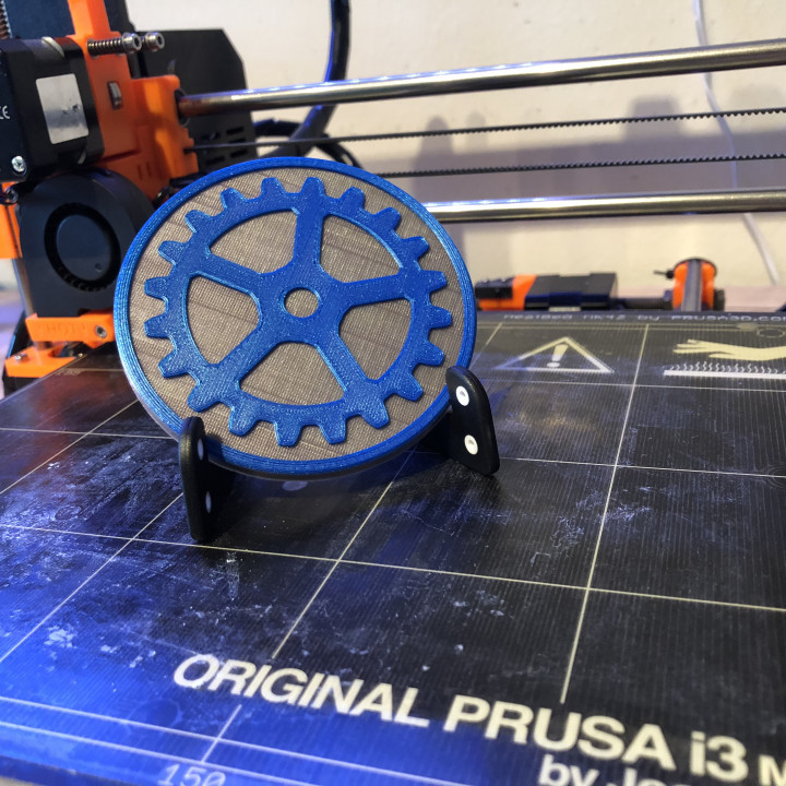 3D Printable Gear Coaster by Robert K.