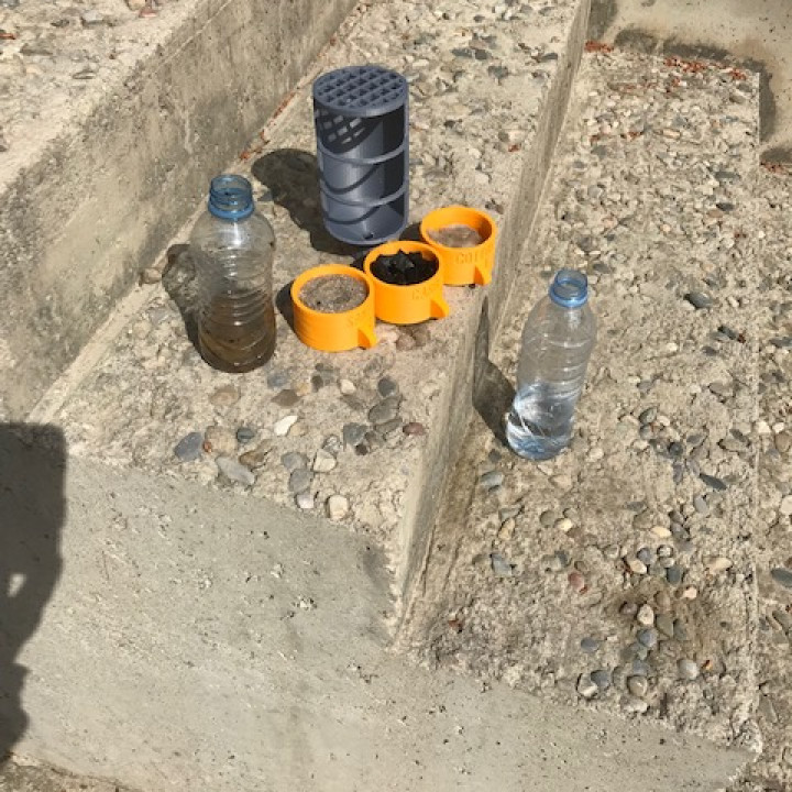 3D Printable Water Filter by isaac vilar