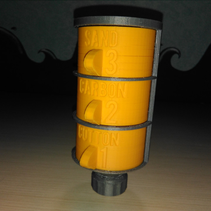 3D Printable Water Filter by isaac vilar