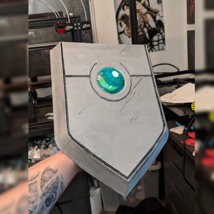 3D Printable Shield Hero Interchangeable Shields (3 shields from Anime ...