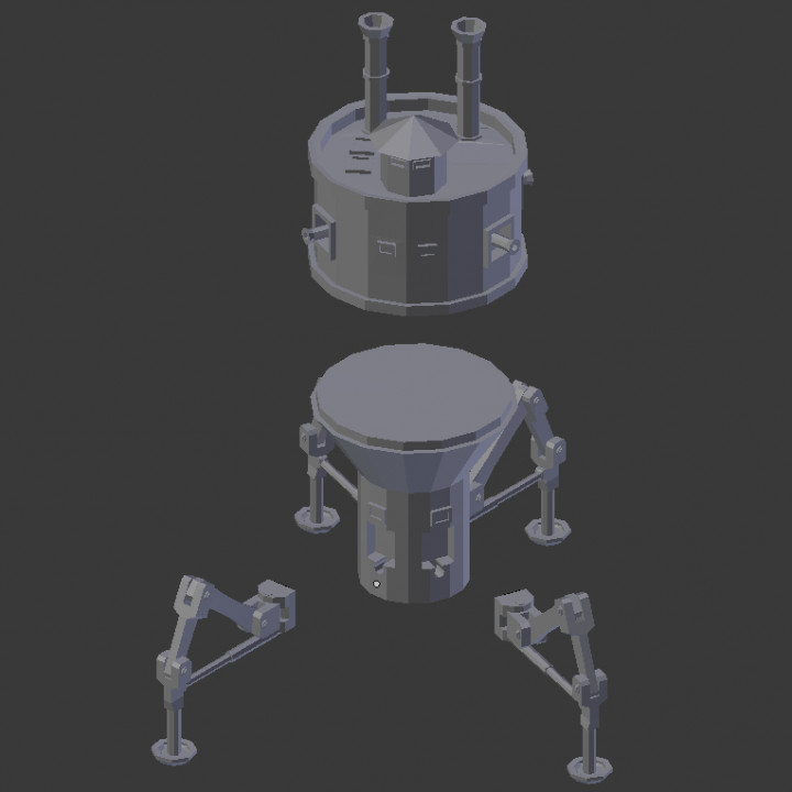 3D Printable Steampunk Mobile Turret by Chris Armstrong