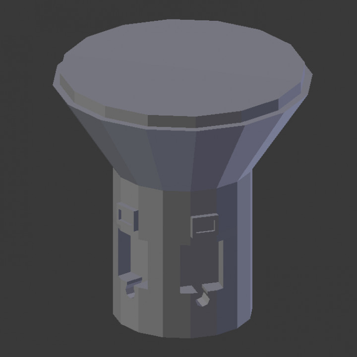 3D Printable Steampunk Mobile Turret by Chris Armstrong