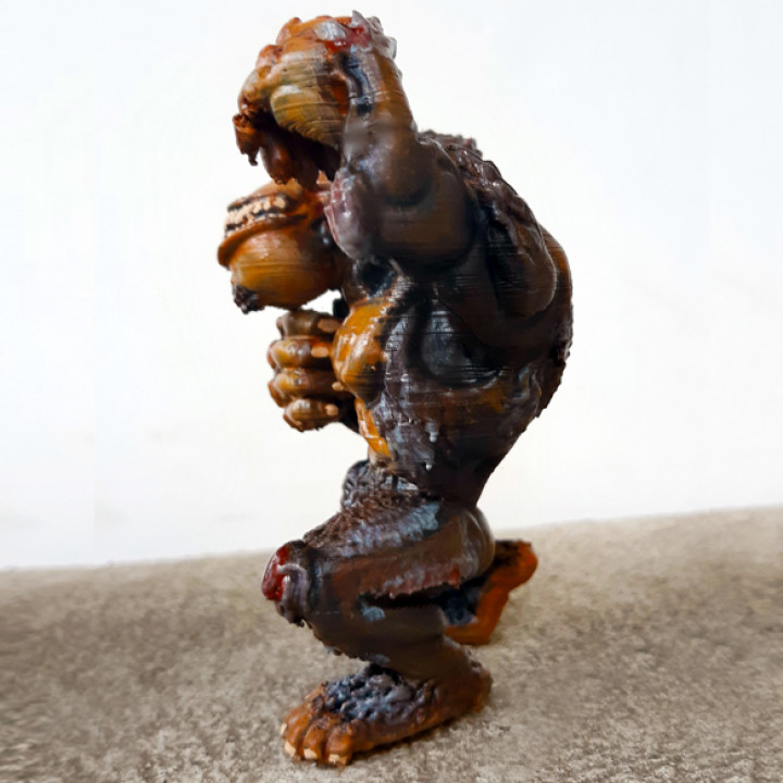 3D Printable Cartoon Ape Three Pose Set by Richard Hanson