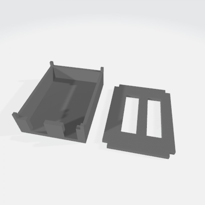 3D Printable Arduino Uno case by D by Dominik Derda