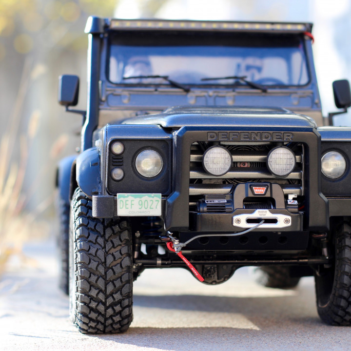 3D Printable Defender Bumper End Caps by Clayton Plummer