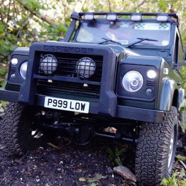 3D Printable Defender A-Frame Protection Bar - Plain by Clayton Plummer