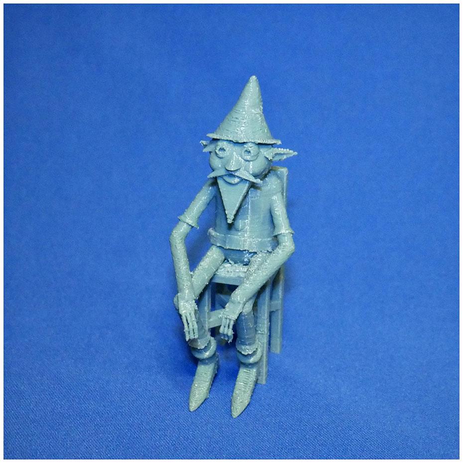 3D Printable elf by jeffrey alberta