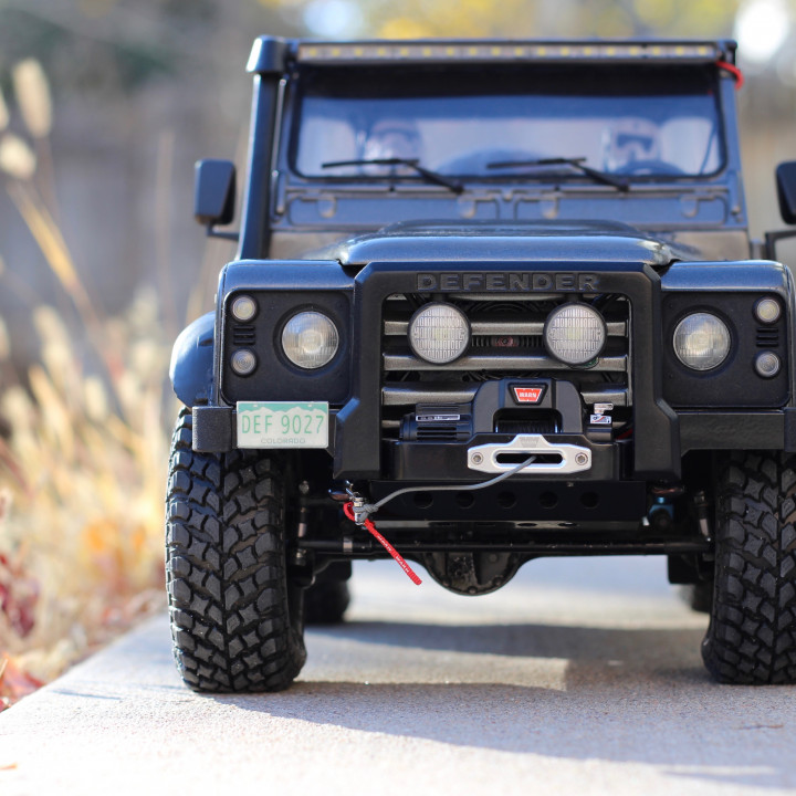 3D Printable Defender Spectre Winch Bumper - RC4WD by Clayton Plummer