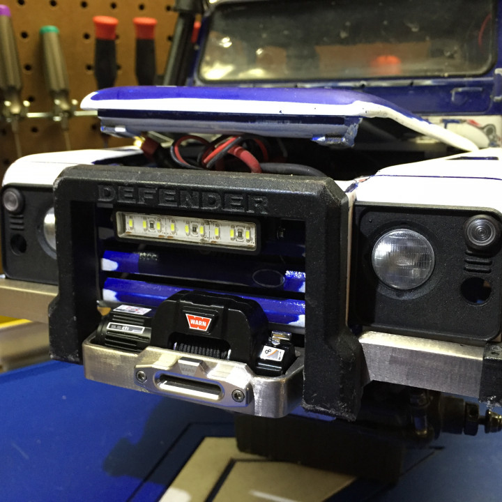 3D Printable Defender Spectre Winch Bumper - RC4WD by Clayton Plummer