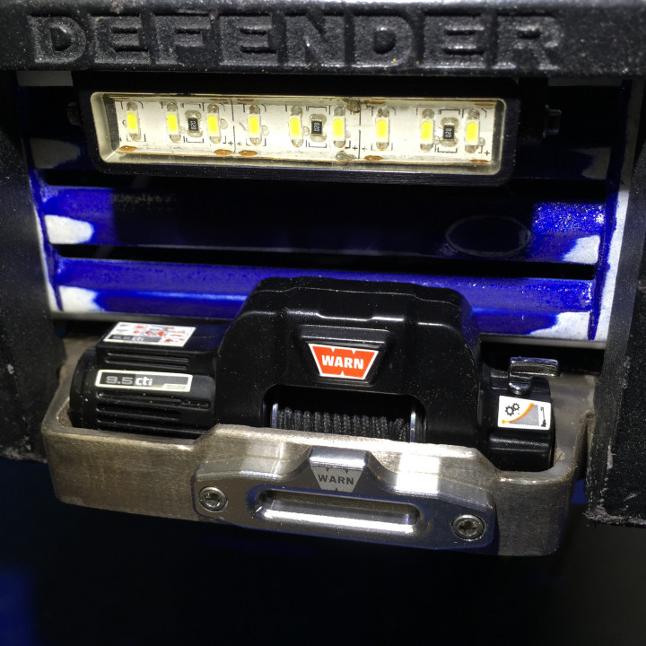 3D Printable Defender Spectre Winch Bumper - RC4WD by Clayton Plummer
