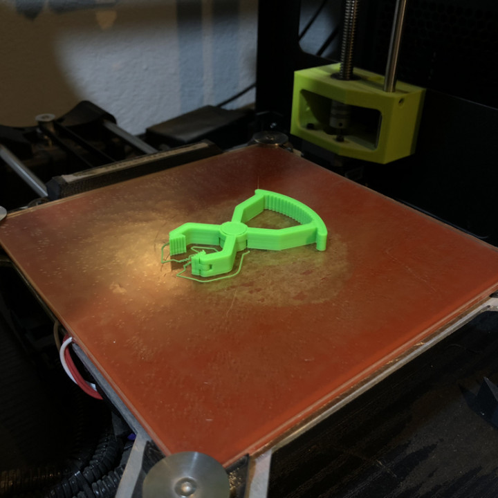 3D Printable Ratchet clamp print-in-place by Luis Carreño