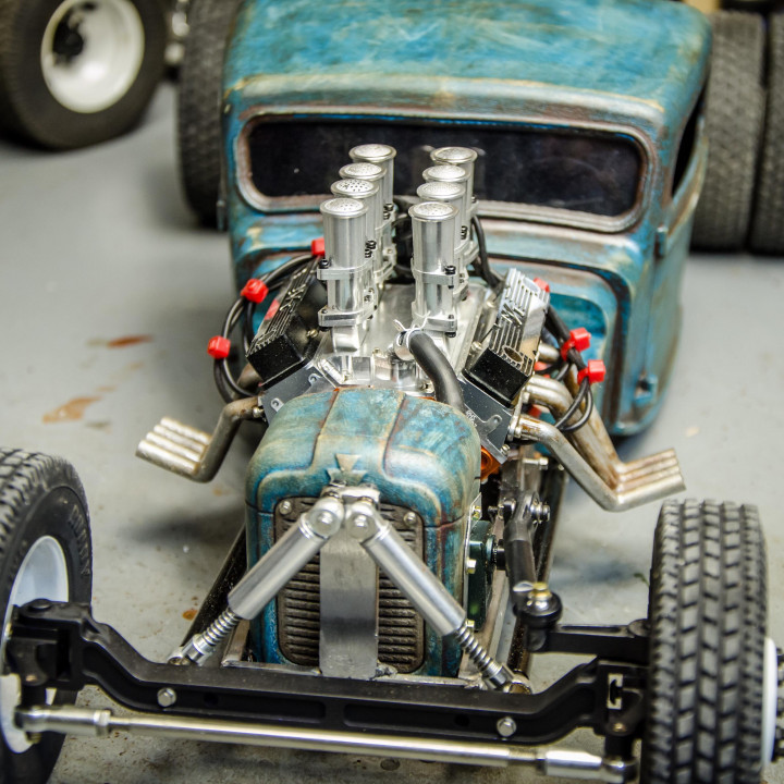 3D Printable MF Tractor Grille for Rat Rod by Jason Suter