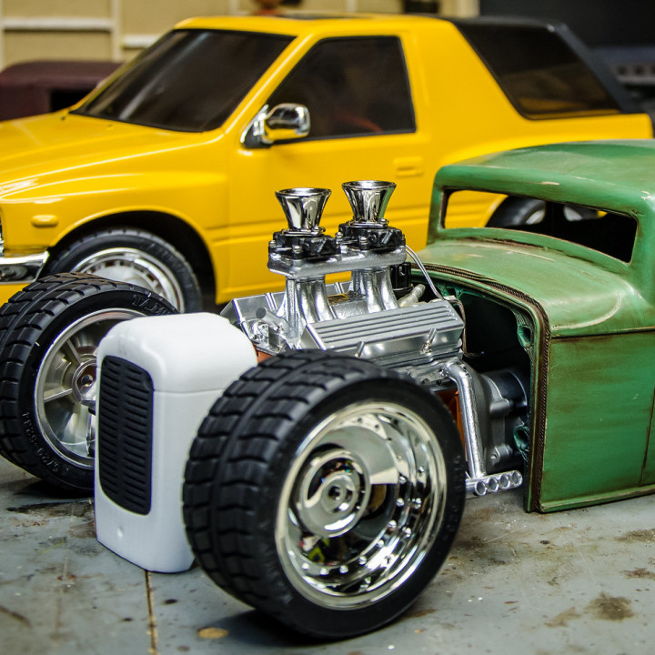 3D Printable MF Tractor Grille for Rat Rod by Jason Suter