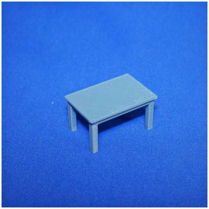 3D Printable Table by Maurice Lap