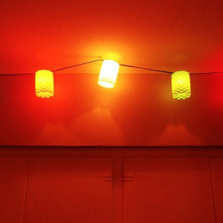 3D Printable Vintage Style Party Lights by Project Junction