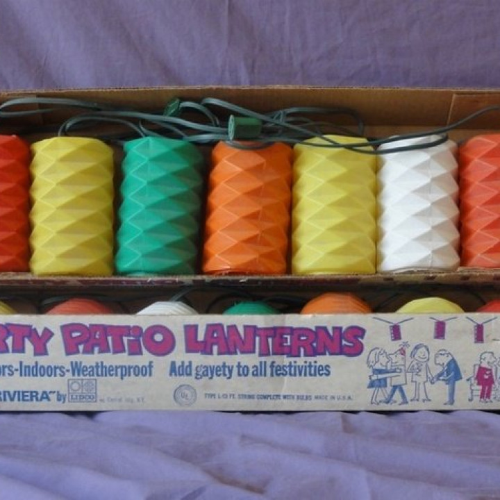 3D Printable Vintage Style Party Lights by Project Junction