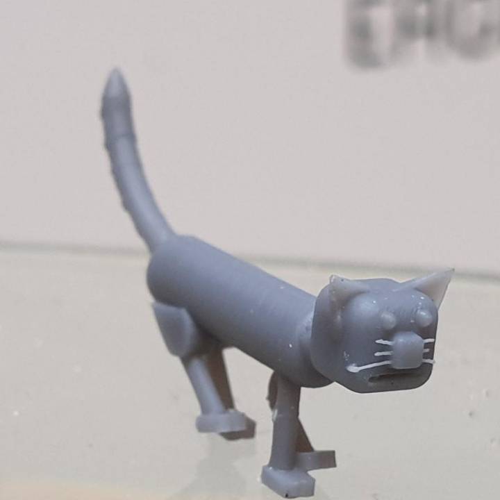 3D Printable Copper The Cat by Thomas Brown