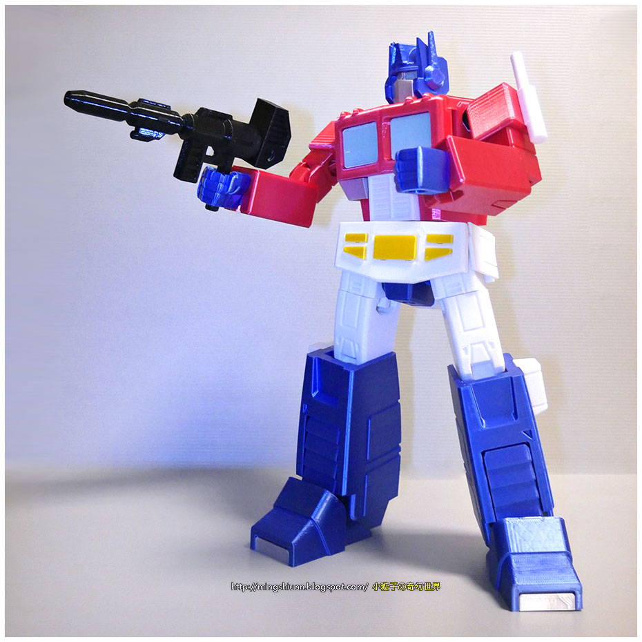 3D Printable ARTICULATED G1 TRANSFORMERS OPTIMUS PRIME - NO SUPPORT by ...