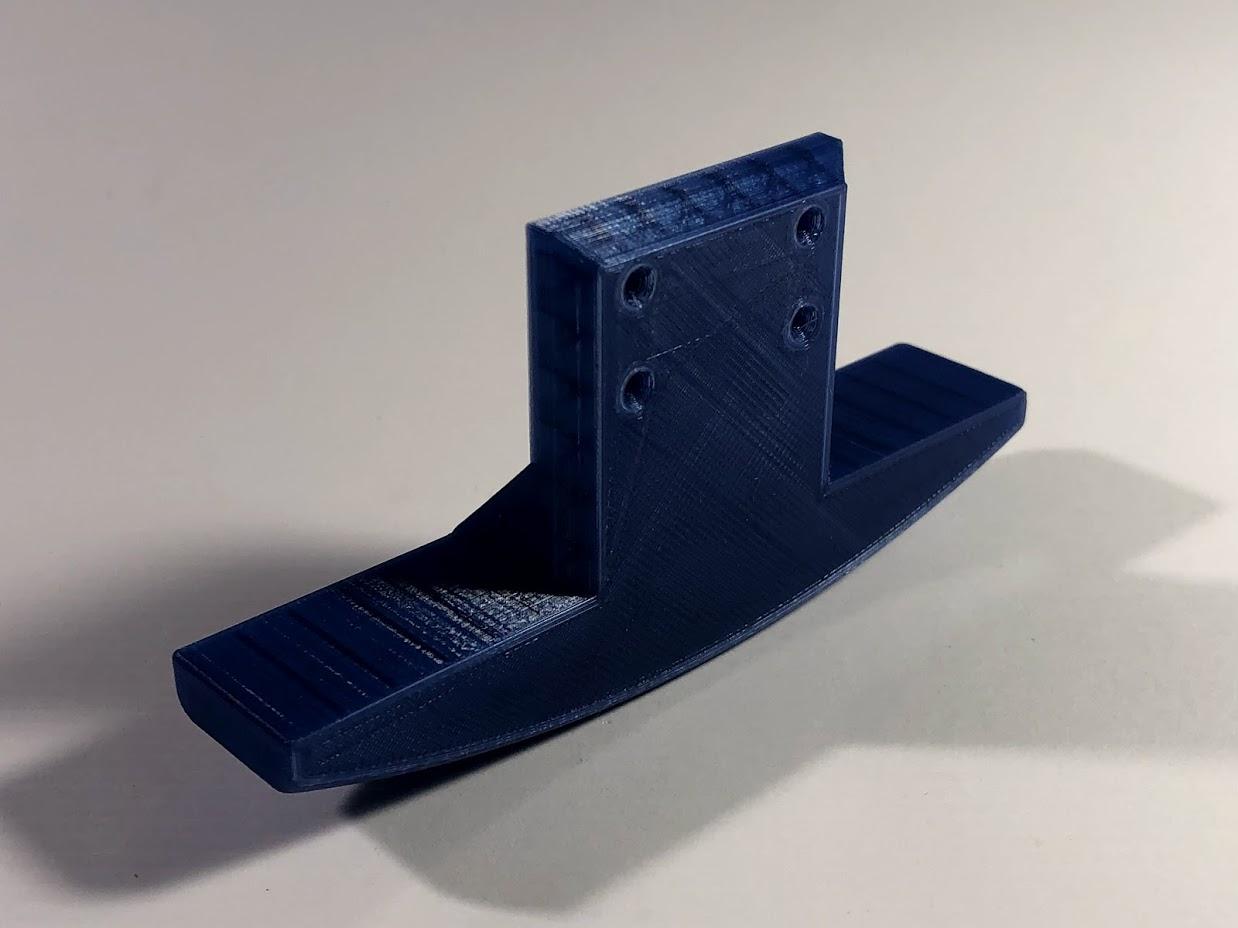 3D Printable Traxxas Rustler Bumper by Mac Witt