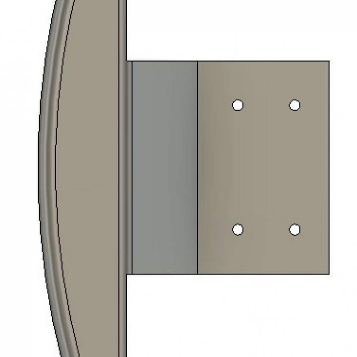 3D Printable Traxxas Rustler Bumper by Mac Witt