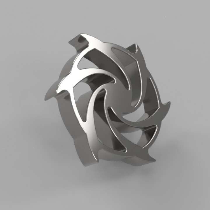 3D Printable Vortex Z Knob by Bharat Mistry