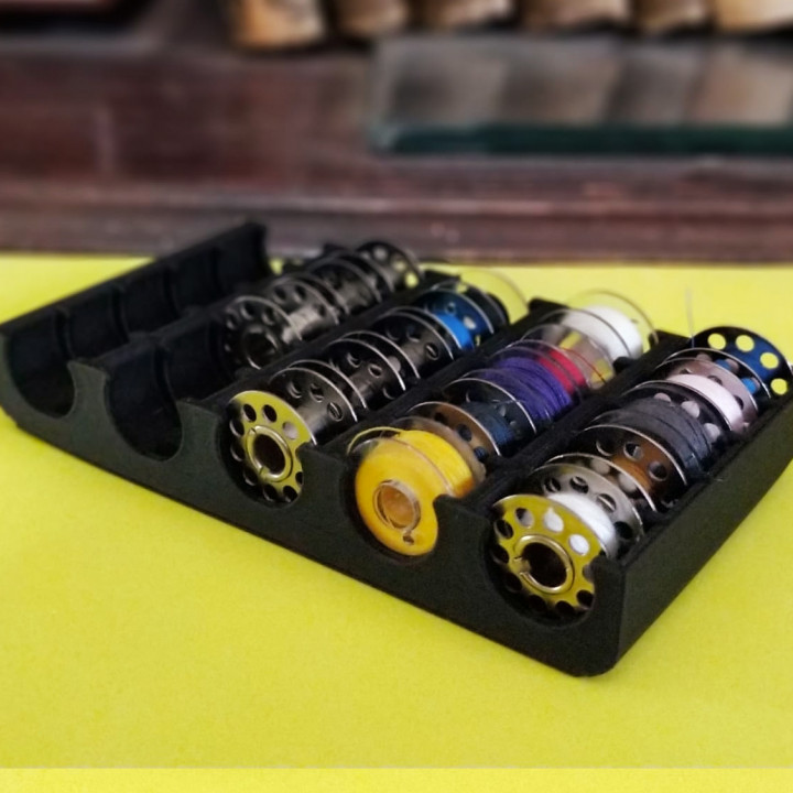 3D Printable Bobbin Holder by Johnny E.