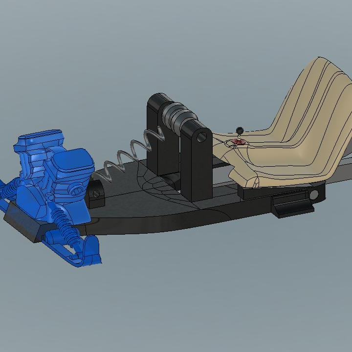 3D Printable Morgan three wheeler by Tomas Nagy