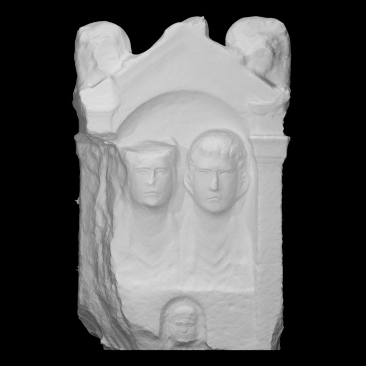 3D Printable Funerary stele by Scan The World