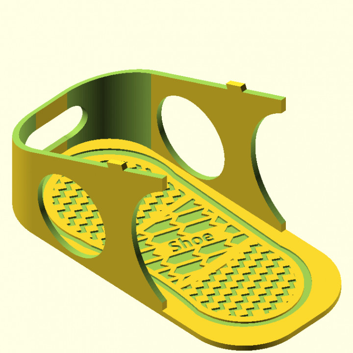 3D Printable ShoeStack a Kids Shoe Stand by Viktor Lindström