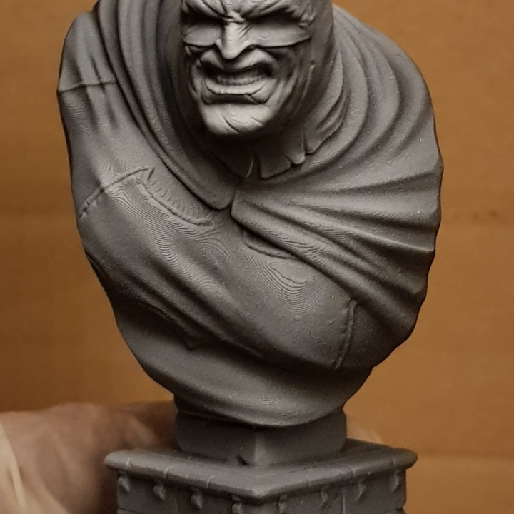 3D Print of The Dark Knight bust by antonyosullivan