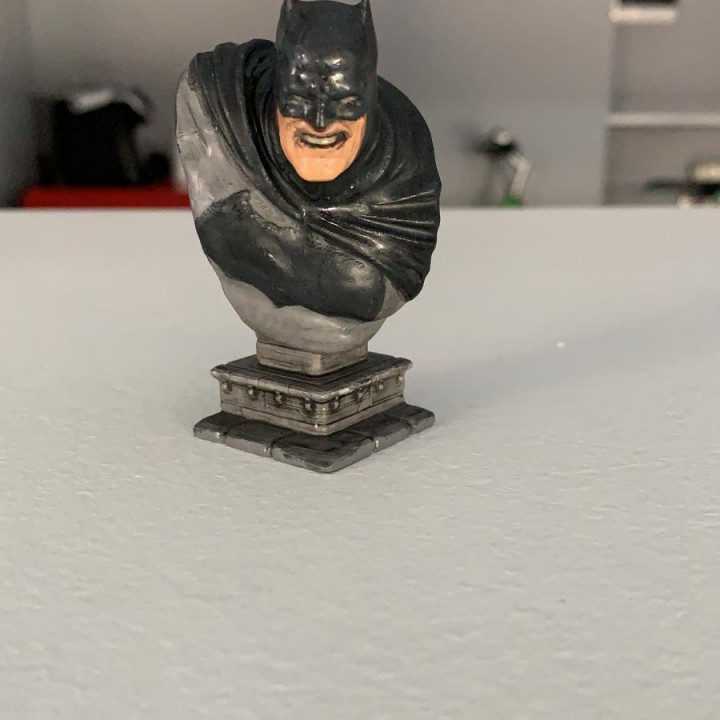 3D Print of The Dark Knight bust by danielefortini