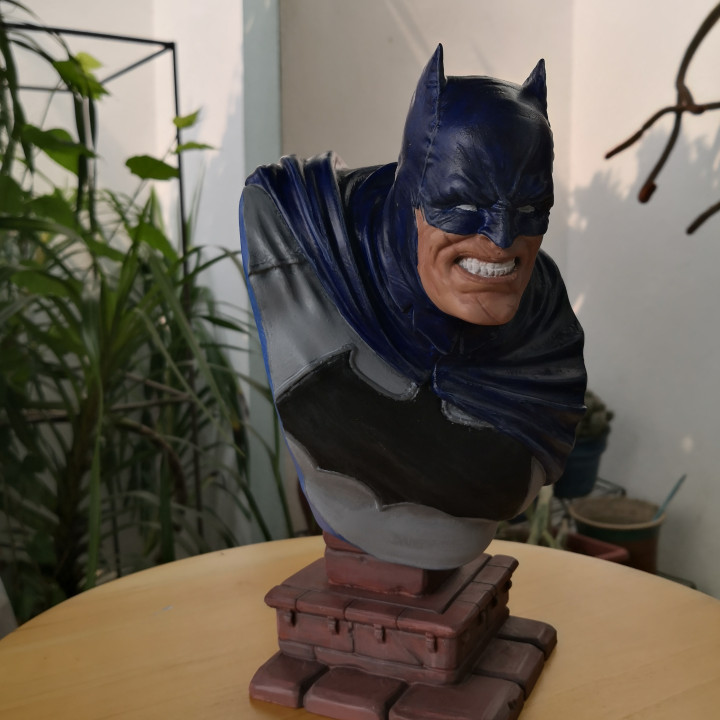 3D Print of The Dark Knight bust by Fay3DLabs