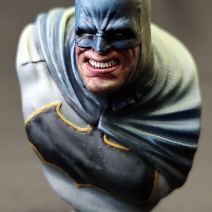 3D Print of The Dark Knight bust by criiokustom