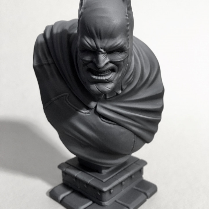 3D Print of The Dark Knight bust by shortbusdriver