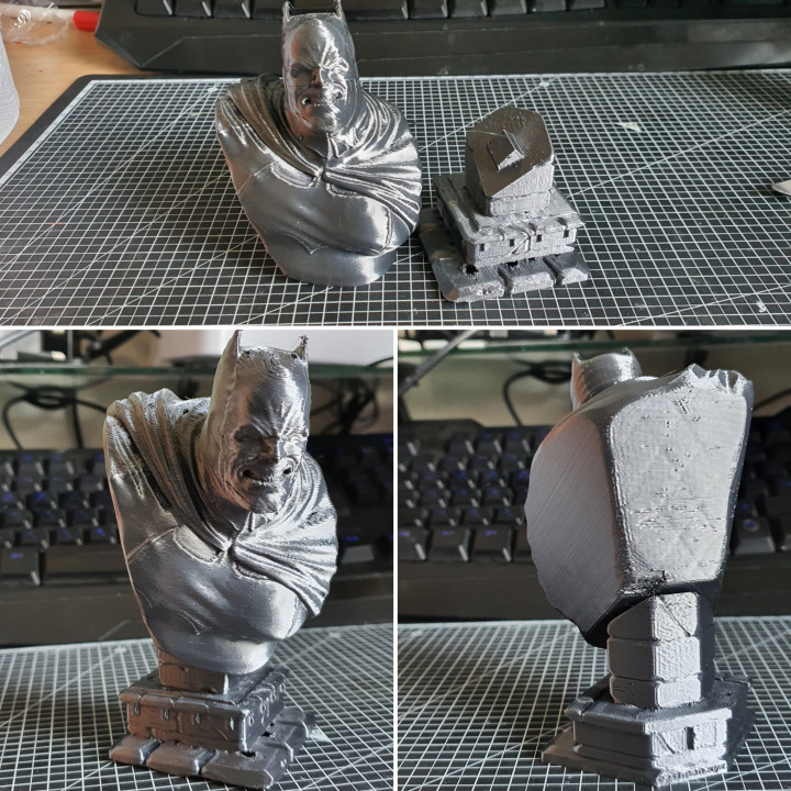 3D Print of The Dark Knight bust by RooftopFactory