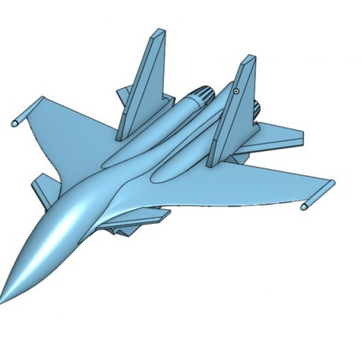 3D Printable SU-33 Fighter Jet Airplane by Louise S