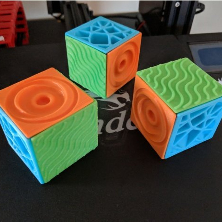3D Printable Textured Puzzle Cube! by Arthur Grygoryan