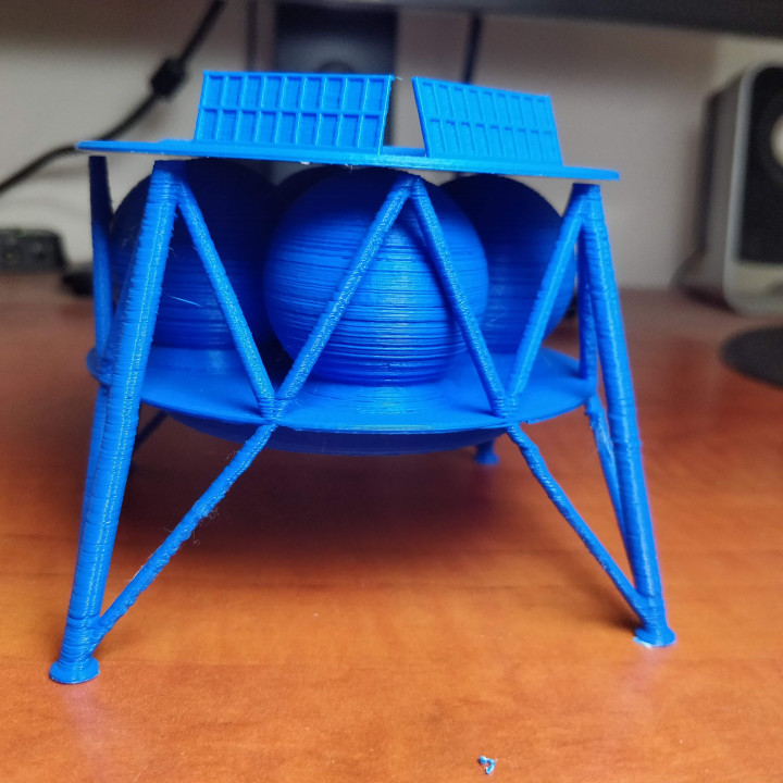 3D Printable Beresheet Lunar Lander - SpaceIL by Alon m