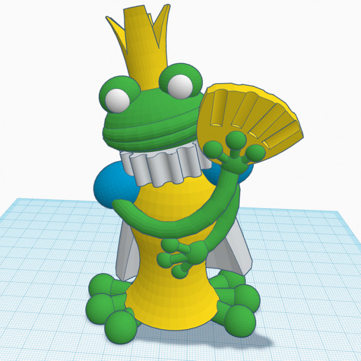 3D Printable frog queen by Stremnev_AY