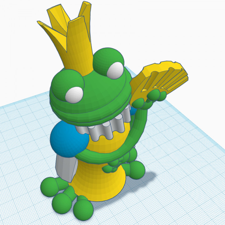 3D Printable frog queen by Stremnev_AY