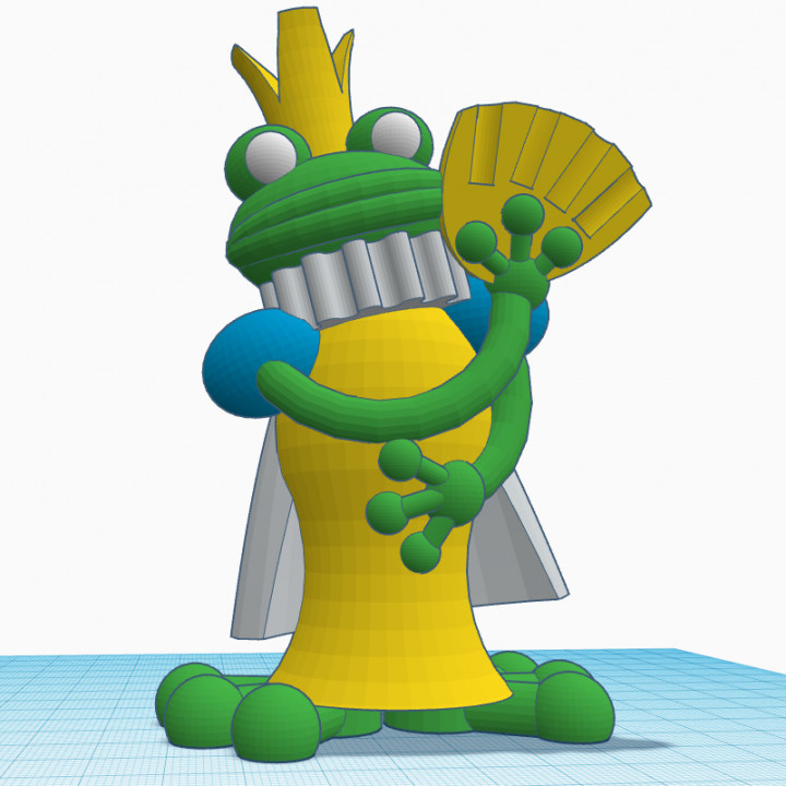 3D Printable frog queen by Stremnev_AY