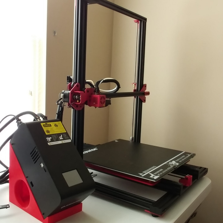 3D Printable Alfawise U20 Plus Control Box Stand by Marvin Myers