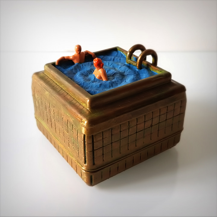 3D Printable Steampunk swimming box. by Alphonse Marcel