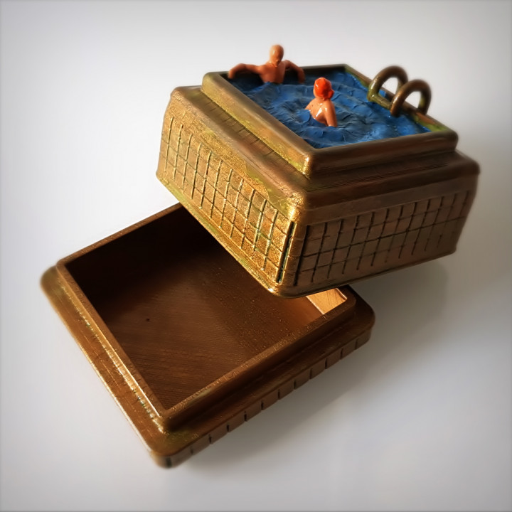 3D Printable Steampunk swimming box. by Alphonse Marcel