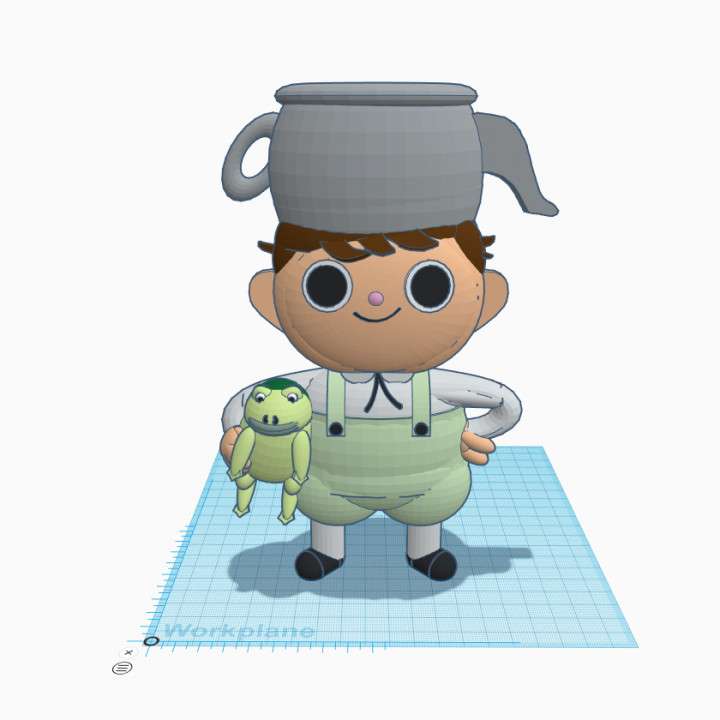 3D Printable Greg from Over the Garden Wall #Tinkercharacters by Justin